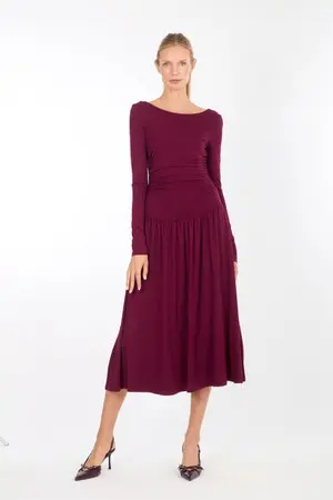 SUPER NATURAL BY SECRET MISSION Florence Dress - Garnet