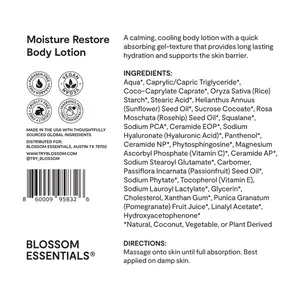 BLOSSOM ESSENTIALS Moisture Restore Body Lotion - None