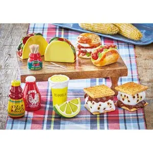 TAG Hot Sauce Collectible Ceramic Salt And Pepper Shakers Set