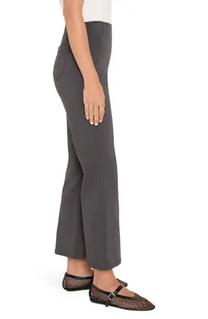 NIC+ZOE Berkeley Wonderstretch Slim Ankle Flare Pants - Charcoal
