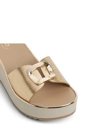 Aldo Platform Wedge Slide Sandal
