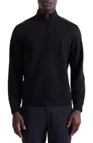 Bugatchi Quarter Zip Pullover