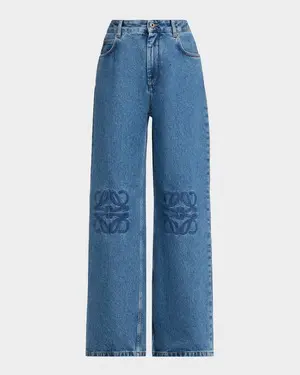 Loewe Wide Leg Jeans For Women