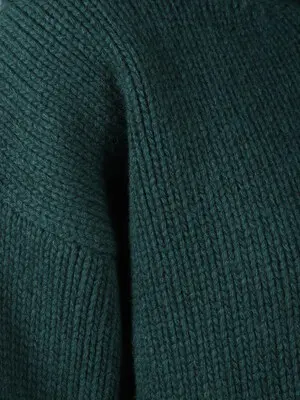 JUCCA Oversized Turtleneck Jumper - Green