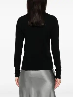JUCCA V-neck Pullover - Black