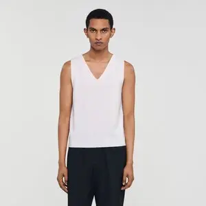 Sandro Sleeveless Wool Vest Top