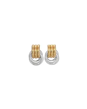 HEAVEN MAYHEM Double Knot Earrings Two-tone
