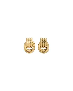 HEAVEN MAYHEM Baby Knot Earrings - Gold