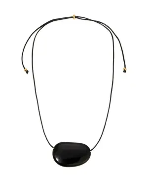 HEAVEN MAYHEM Julia Necklace 24 Black