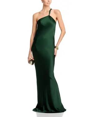 Norma Kamali One Shoulder Gown