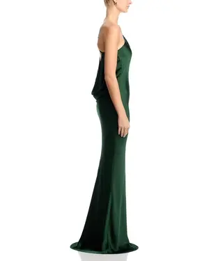 Norma Kamali One Shoulder Gown
