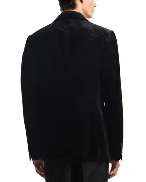 Emporio Armani Slim Fit Textured Blazer