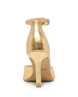 Dolce Vita Serlo Sandals - Gold Crinkle