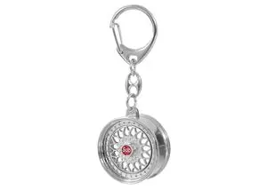 Supreme Bbs Rs Rim Keychain - Silver