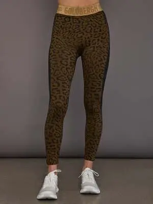 Goldbergh Celeste Baselayer Pant - Leopard