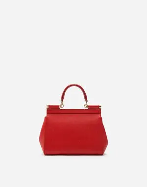 Dolce & Gabbana Small Sicily Handbag - Red