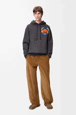 Loewe Ribbed Sweatshirts Hoodies For Men