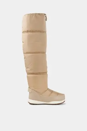 Bogner La Plagne Over-the-knee Snow Boots - Champagne