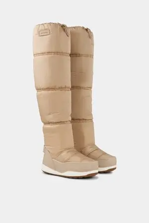 Bogner La Plagne Over-the-knee Snow Boots - Champagne