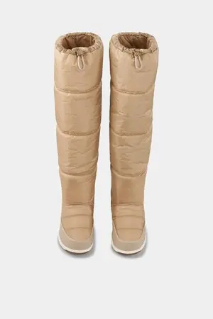 Bogner La Plagne Over-the-knee Snow Boots - Champagne