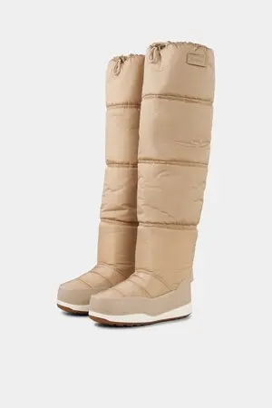 Bogner La Plagne Over-the-knee Snow Boots - Champagne