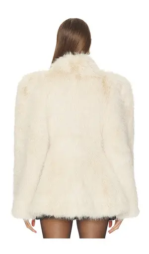 CAMILA COELHO Estela Faux Fur Coat