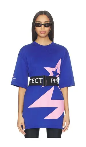 Perfect Moment Oversized Logo T-shirt - French Blue