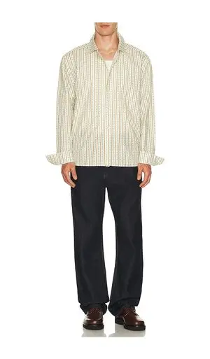 PERCIVAL Binding Oversized Pearce Shirt In White