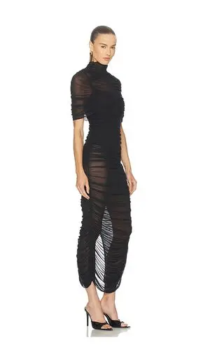 CAMILA COELHO Rocio Midi Dress - Black