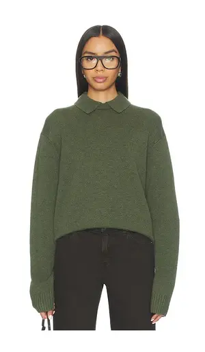 EAVES X Coco Oaklee Collared Sweater