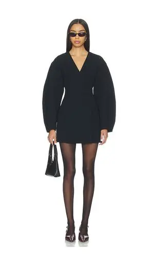 Eaves Button Detailed Dresses