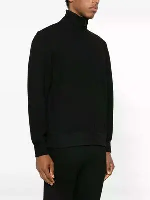 COLMAR Textured Knit Zip Up Sweatshirt