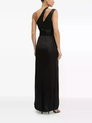 MARCIANO One-shoulder Split Maxi Dress - Black