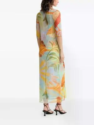 NEVER FULLY DRESSED Floral Print Maxi Dress