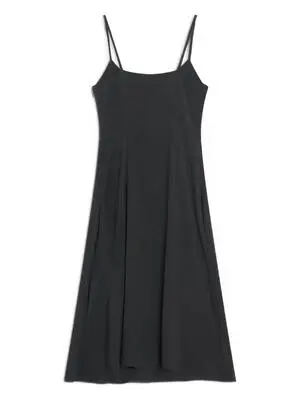 Maison Kitsuné Spaghetti-strap Midi Dress