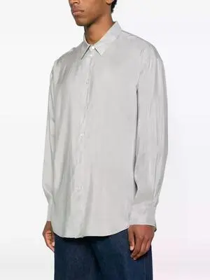 THE ROW Granada Button-down Striped Shirt