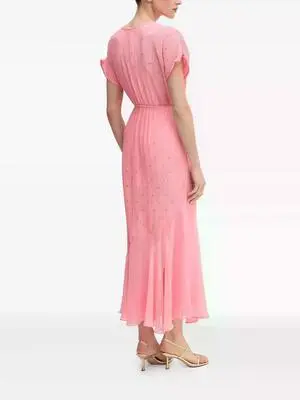 NEVER FULLY DRESSED Tie-detail Maxi Dress