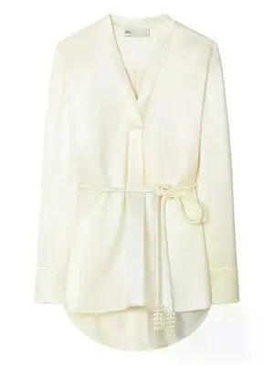 Tory Burch V Neck Blouses