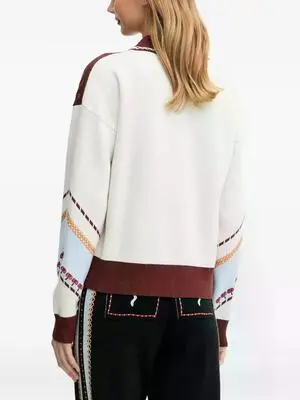 NEVER FULLY DRESSED Embroidered Pocket Cardigan