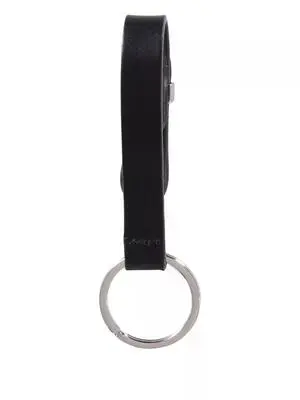 ORTIGNI Loop Leather Keyring - Black