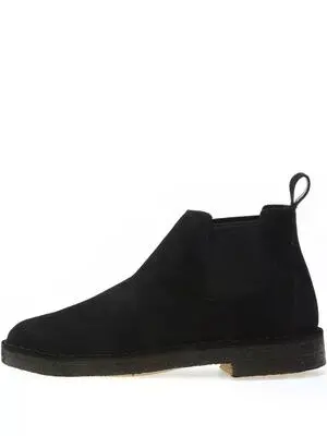 Clarks Suede Chelsea Boots - Black