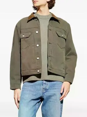 FRAME Collared Jacket With Chest Pockets