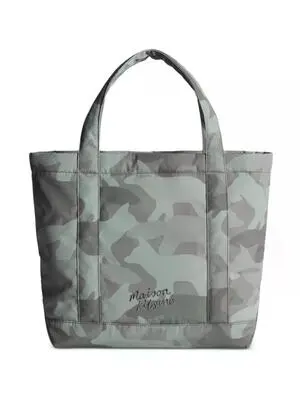 Maison Kitsuné Camouflage Print Tote Bag
