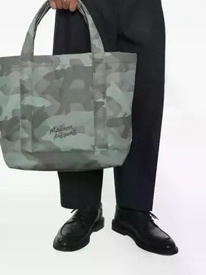 Maison Kitsuné Camouflage Print Tote Bag