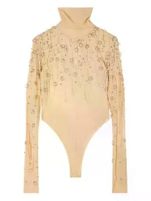 Patrizia Pepe Bead-embellishment Bodysuit