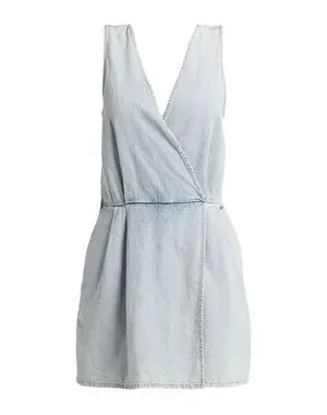 Armani Exchange Cotton Playsuit - Blue