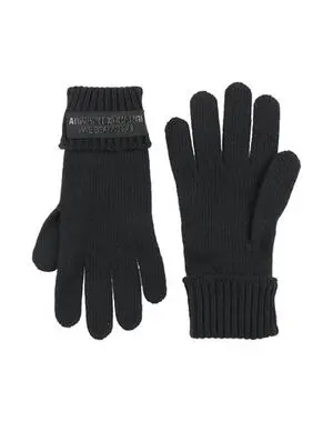 Armani Exchange Knitted Gloves - Black