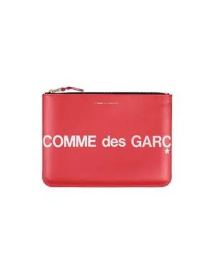 Comme Des Garçons Soft Leather Pouch - Red