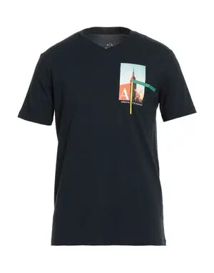 Armani Exchange T-shirt Size Cotton, Elastane - Navy