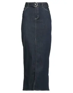 Liu Jo Denim Pencil Skirt With Belt